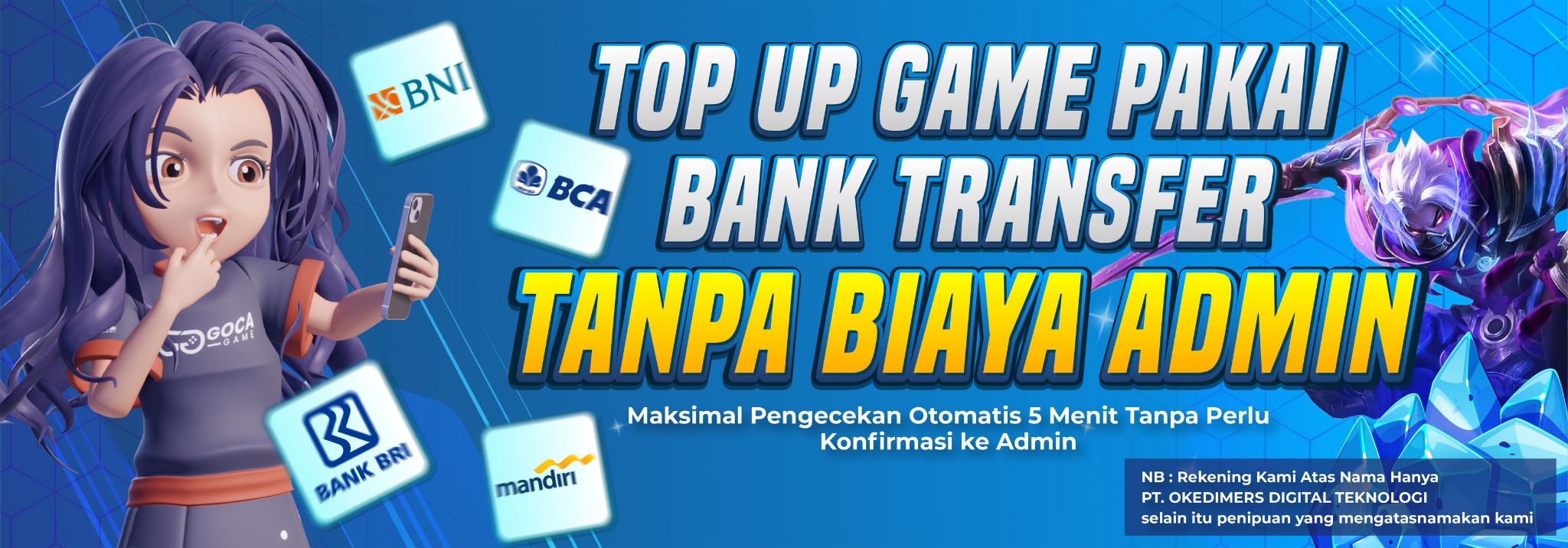 Top Up Game Online Termurah dan Terpercaya di indonesia` Bisa pakai ...